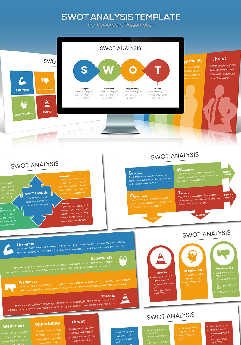 SWOT Analysis PowerPoint template #81923