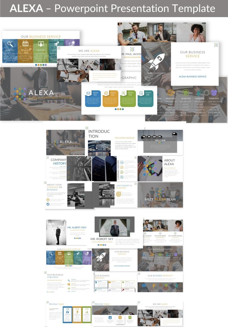 Alexa PowerPoint Template #82067