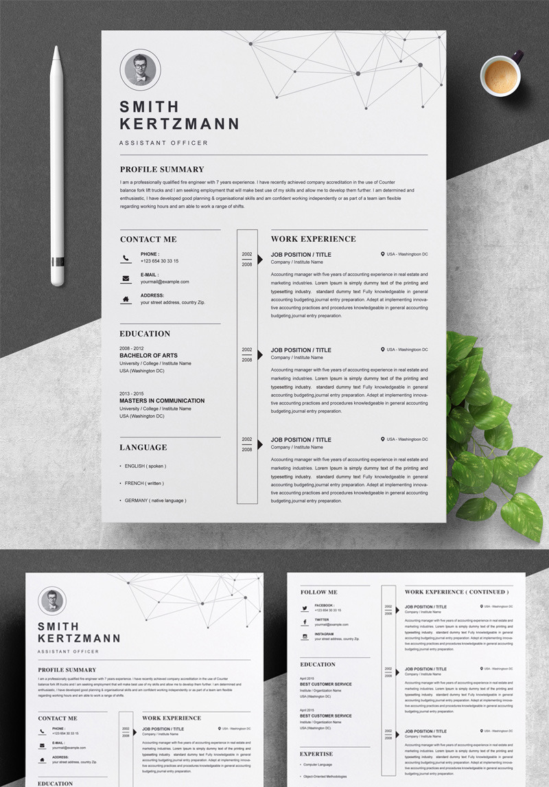 Smith Resume Template #82175