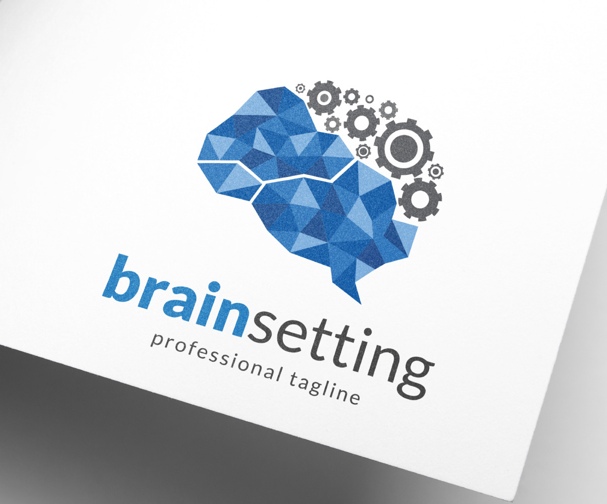 Brain Setting Logo Template #82820 - TemplateMonster