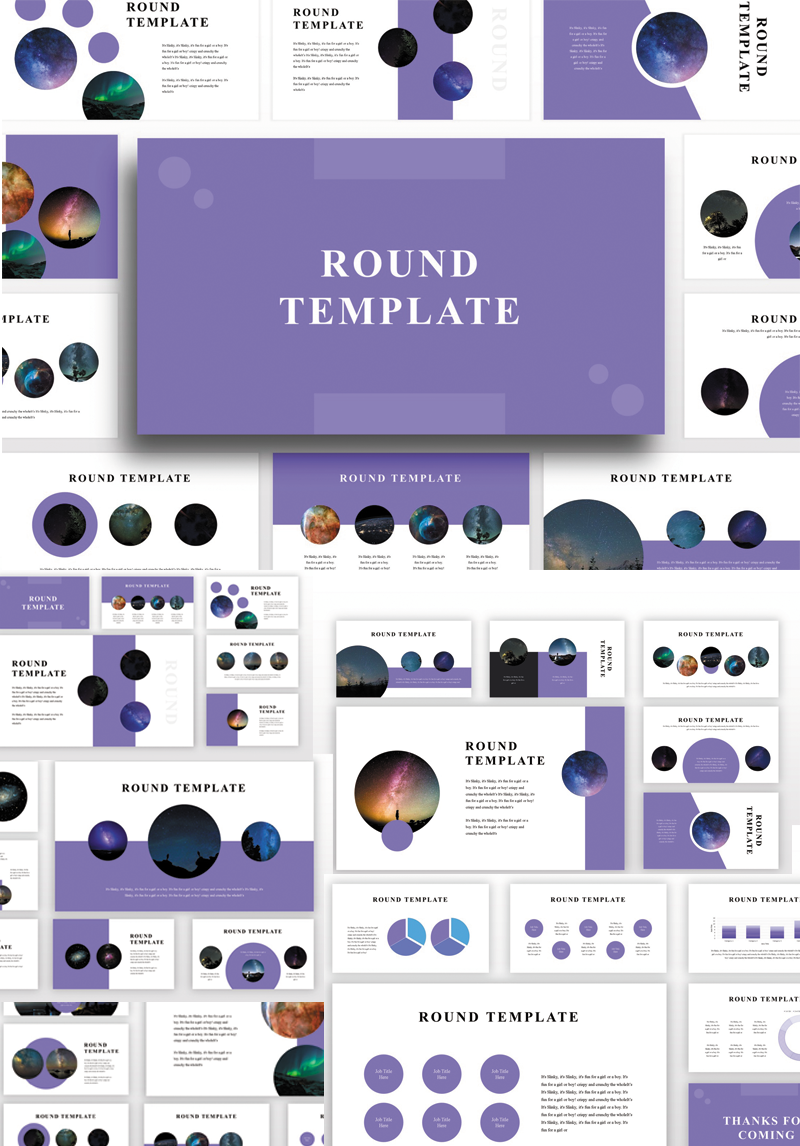 Round PowerPoint Template #82895