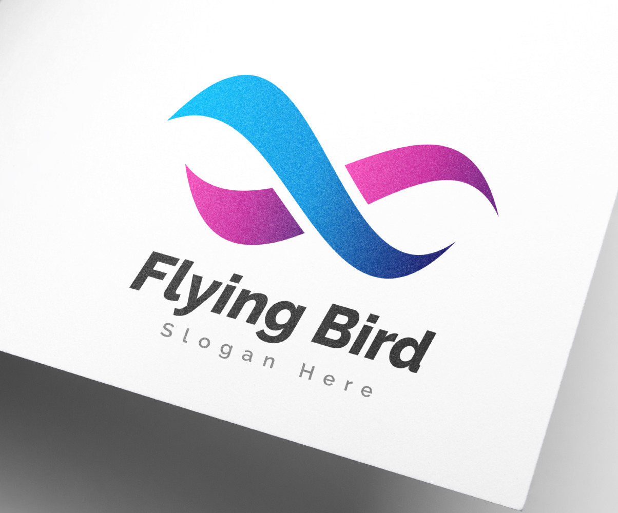 Infinity Bird Fly Logo Template #83868