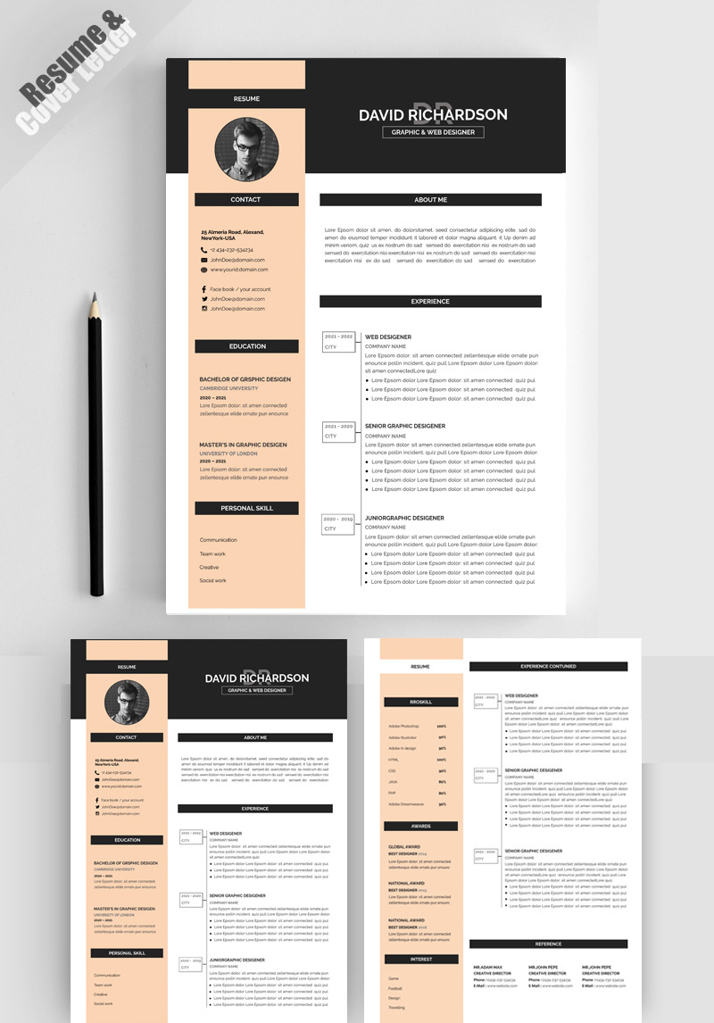 David Richardson Resume Template #83904