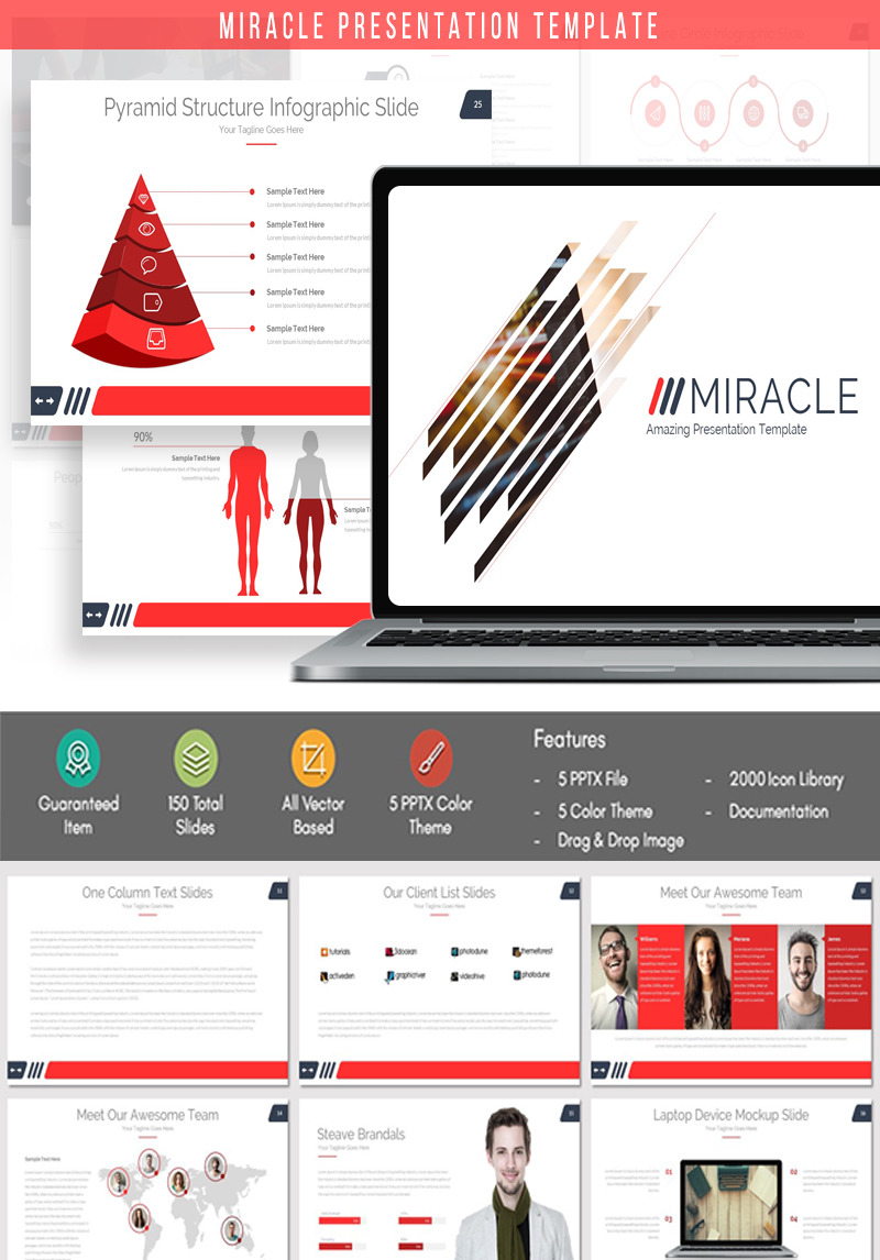 MIRACLE - Presentation PowerPoint Template #84097