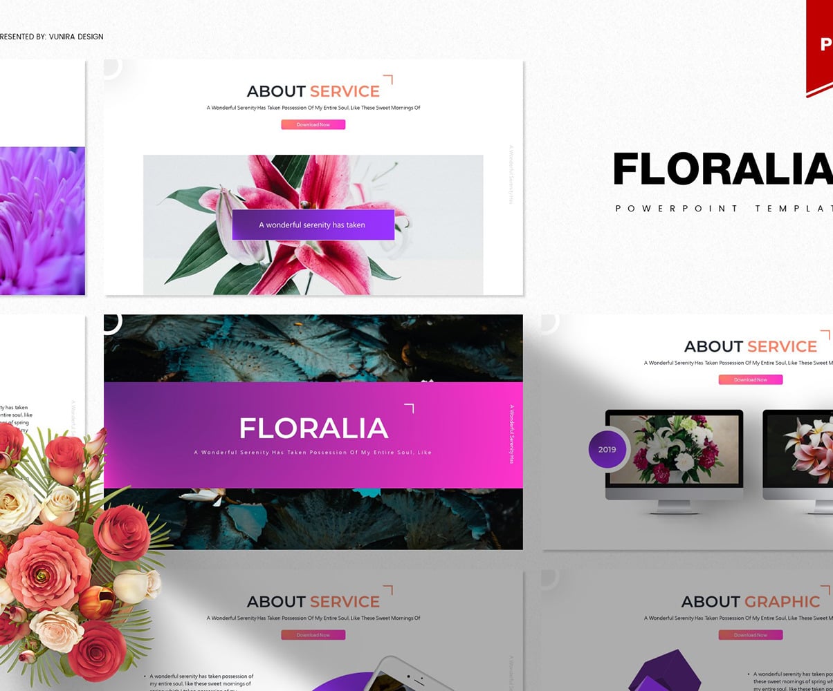 Floralia | PowerPoint Template #84338