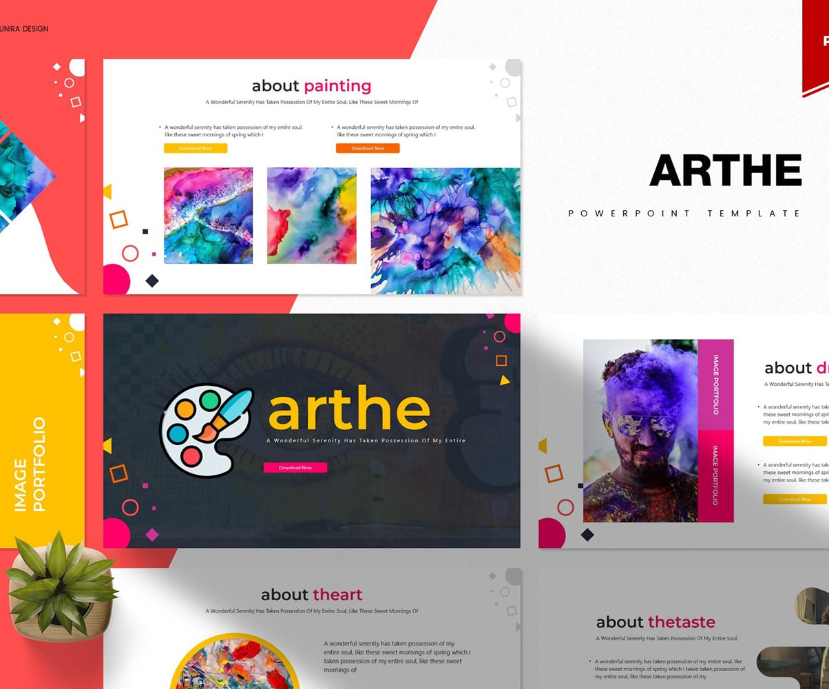 Arthe | PowerPoint Template #84678