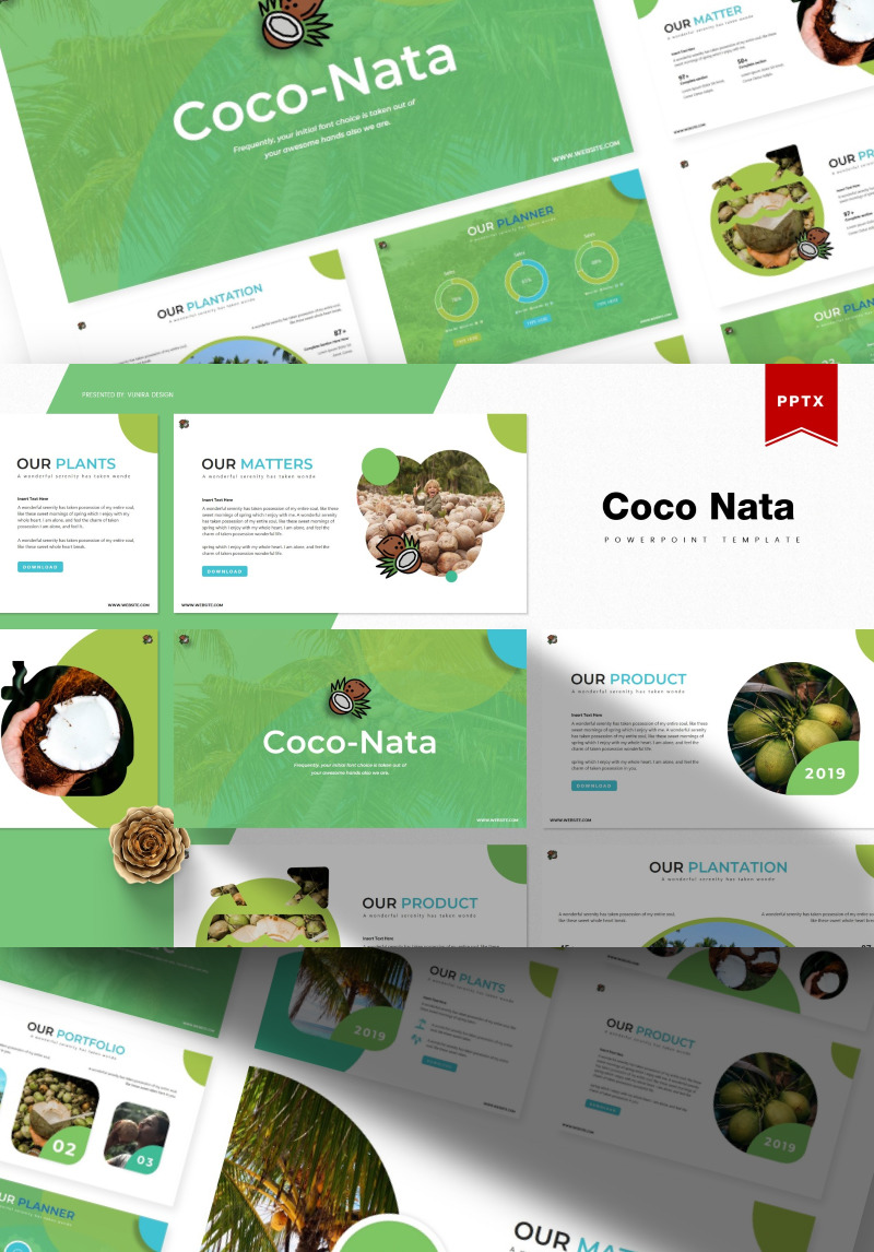 Coco Nata | PowerPoint Template #84681
