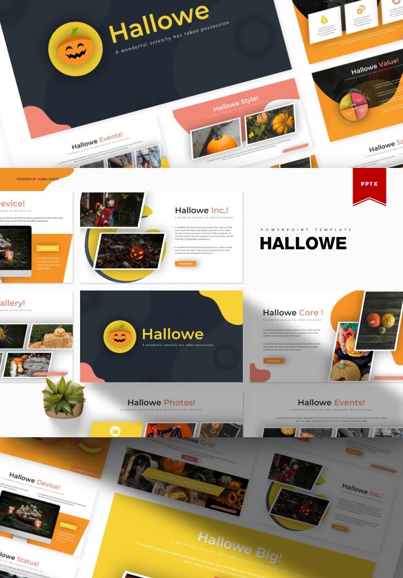 Hallowe | PowerPoint Template #84847