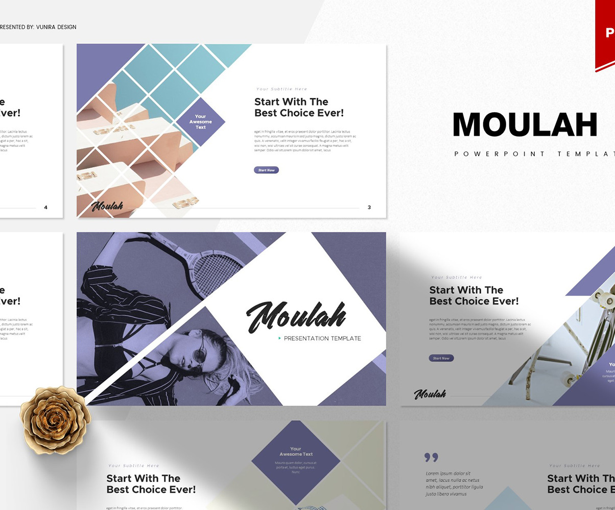 Moulah | PowerPoint Template #84854