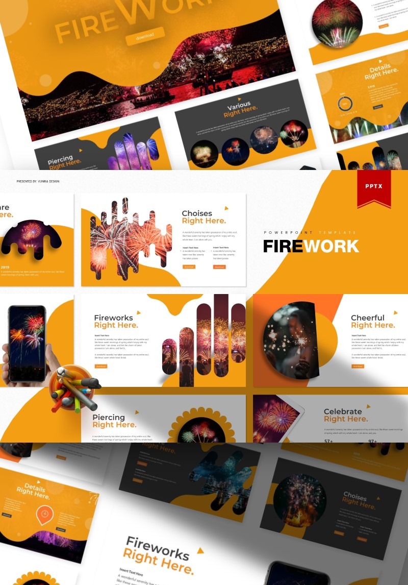 Firework | PowerPoint Template #84911
