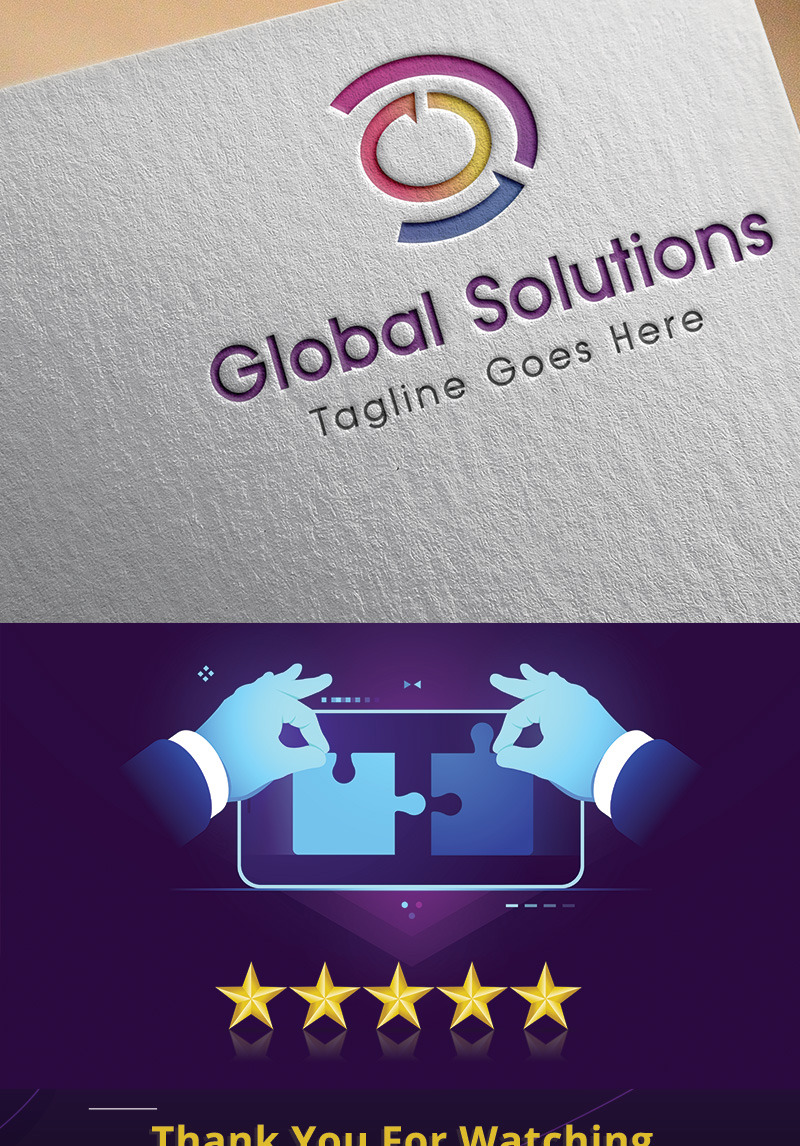 Global Solutions Logo Template #84972