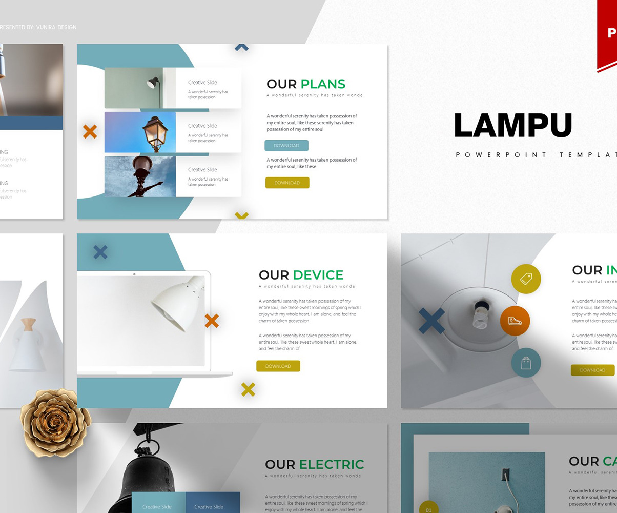 Lampu | PowerPoint Template #84909