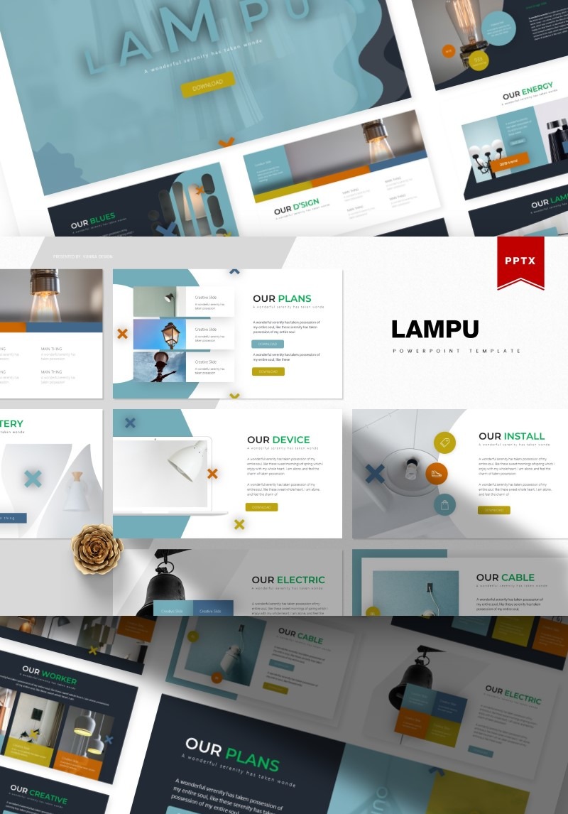 Lampu | PowerPoint Template #84909