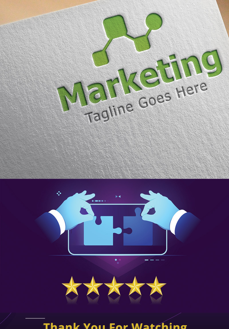 Marketing Logo Template #84971