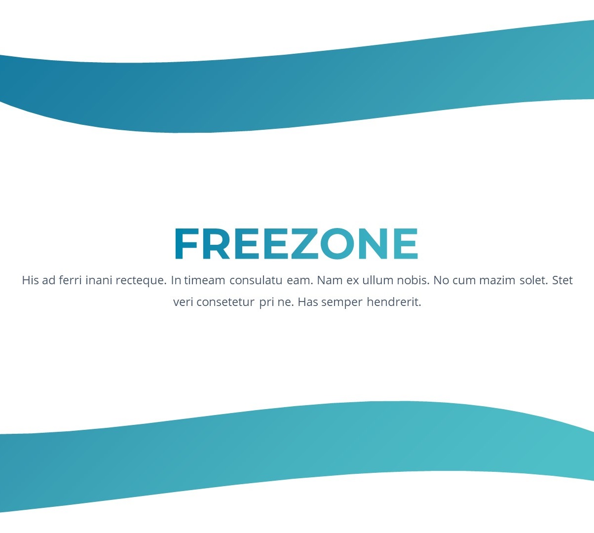 Freezone - Creative Business PowerPoint Template #85119