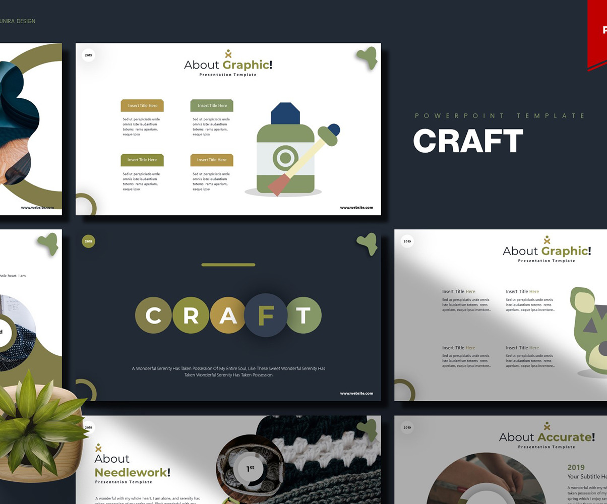 Craft | PowerPoint Template #85427