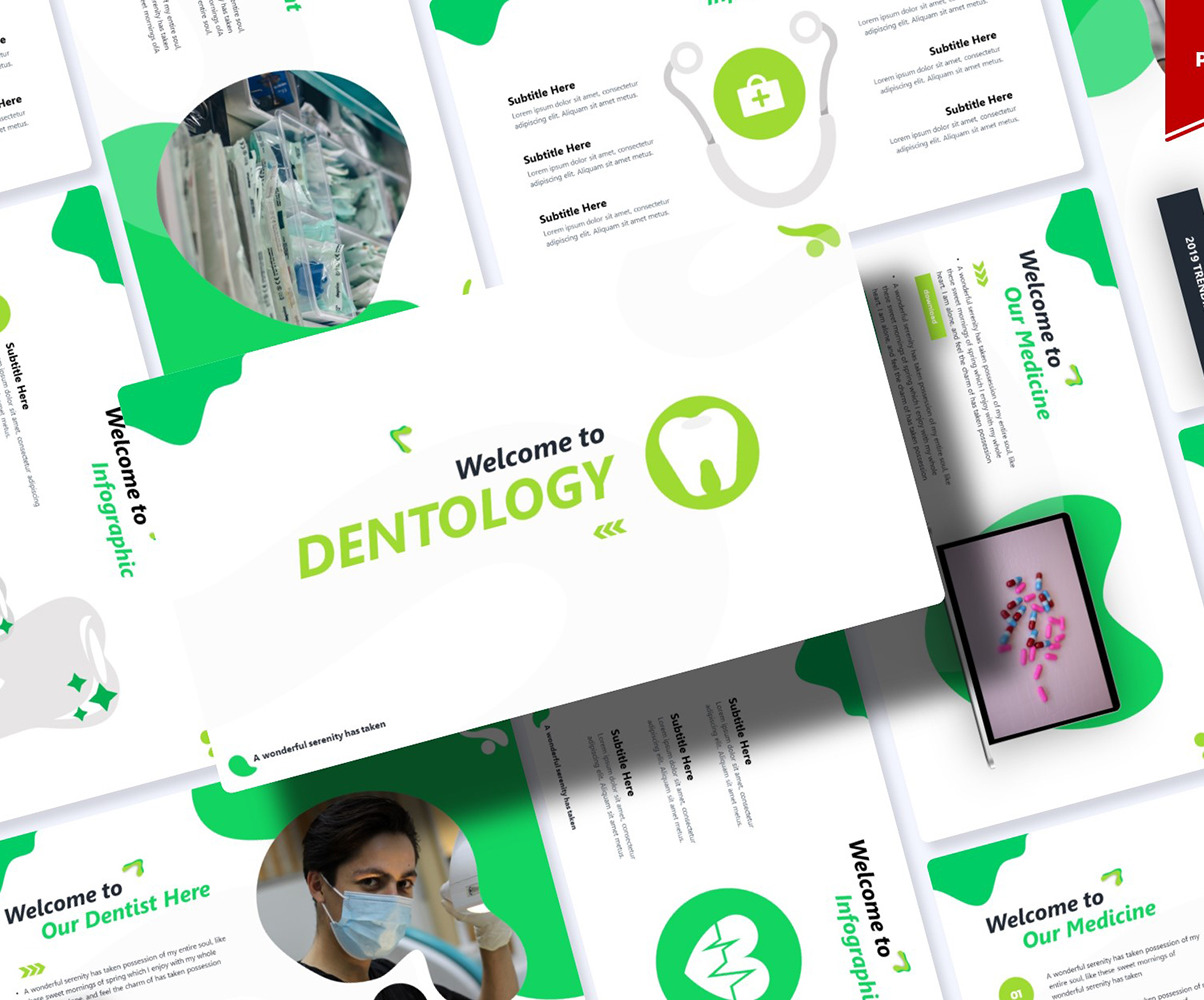 Dentology | PowerPoint Template #85426