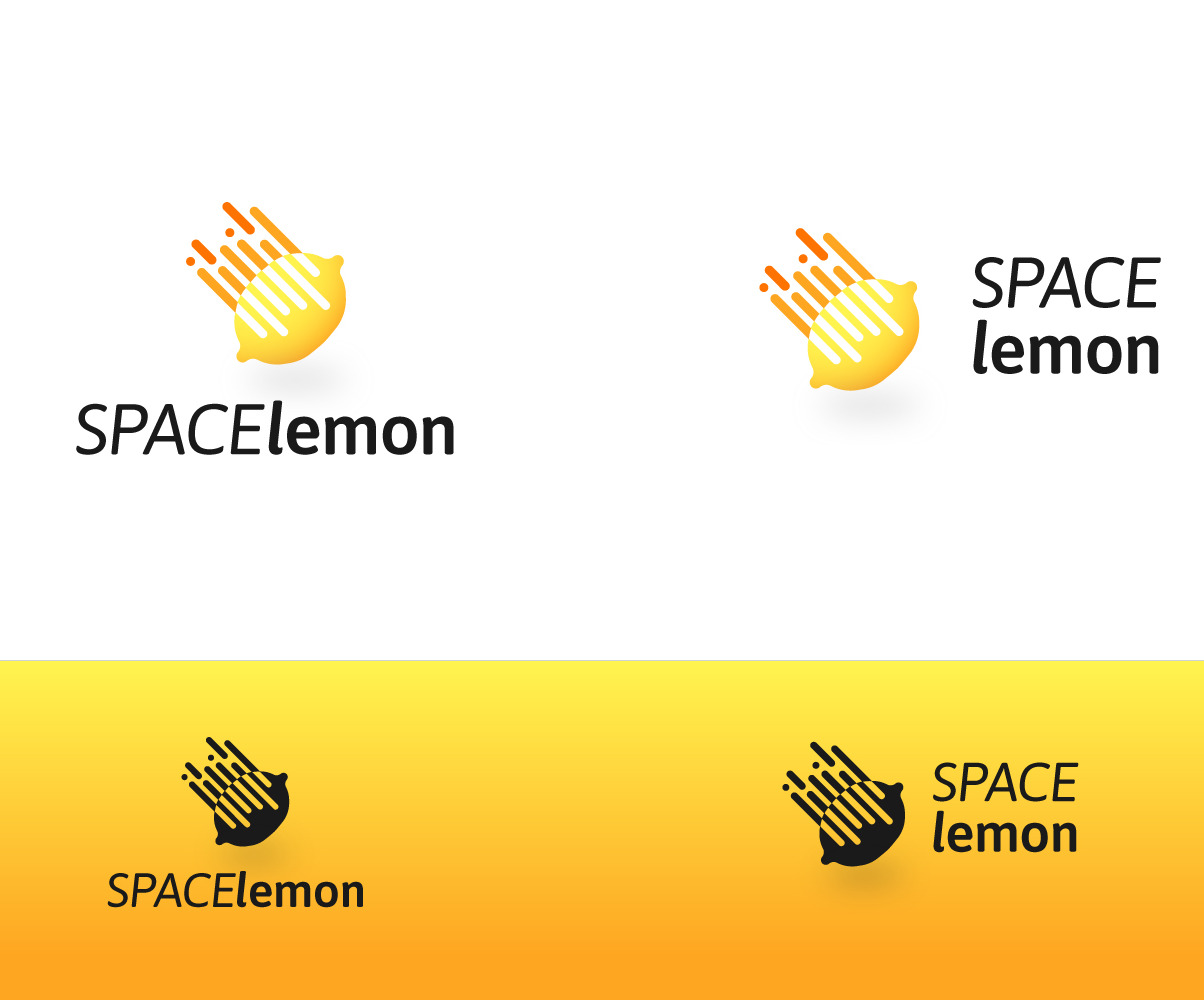 Space Lemon Logo Template #85472