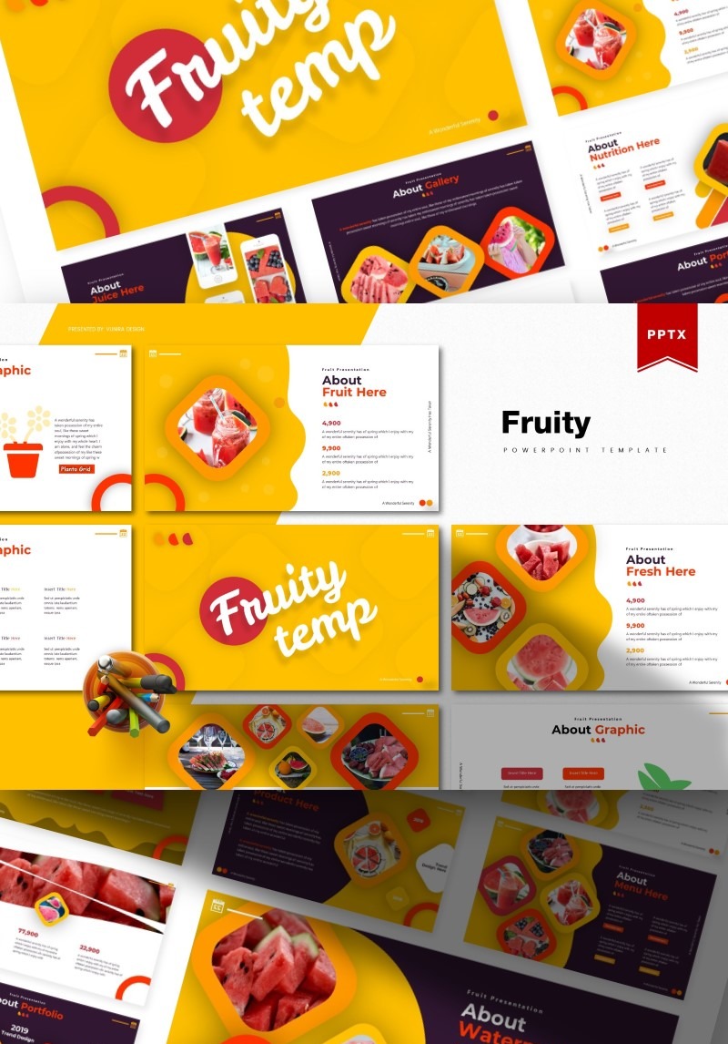 Fruity | PowerPoint Template #85523