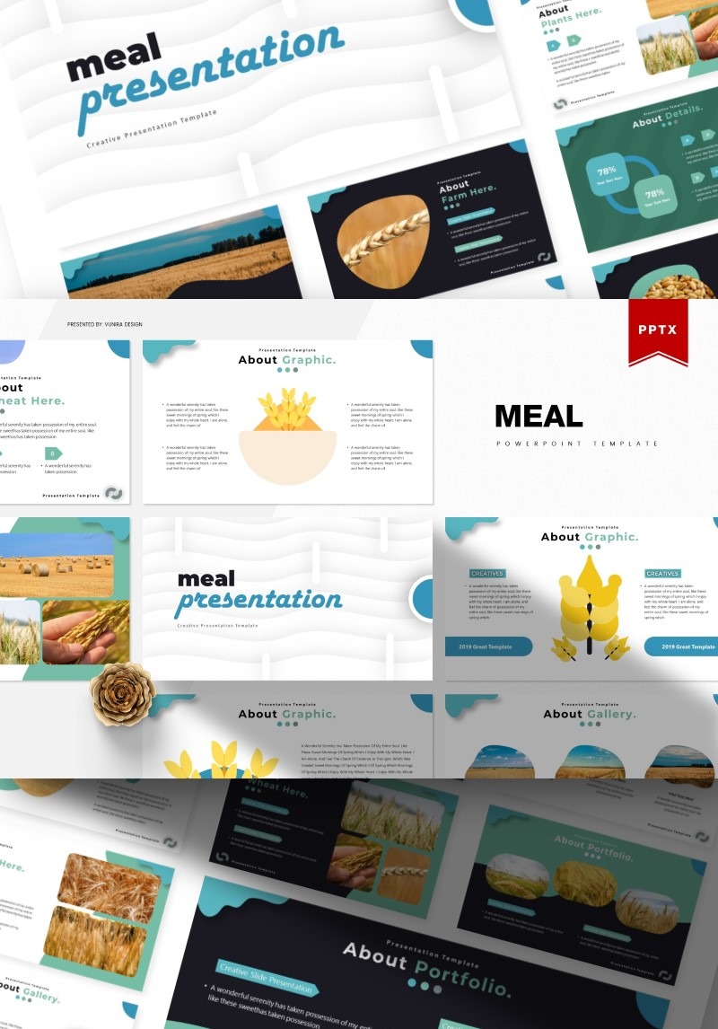 Meal Presentation | PowerPoint Template #85526