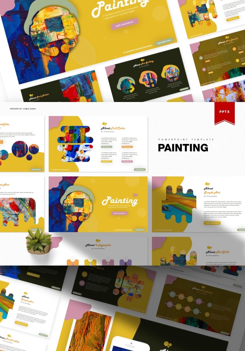 Painting | PowerPoint Template #85528