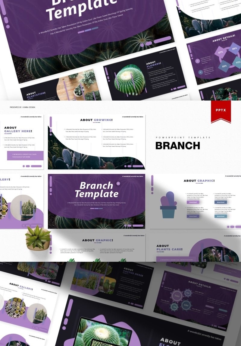 Branch | PowerPoint Template #85617