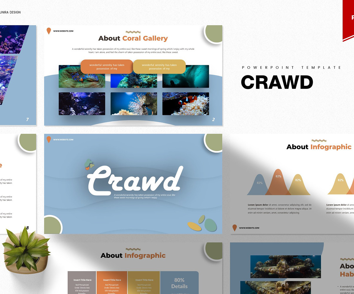Crawd | PowerPoint Template #85675