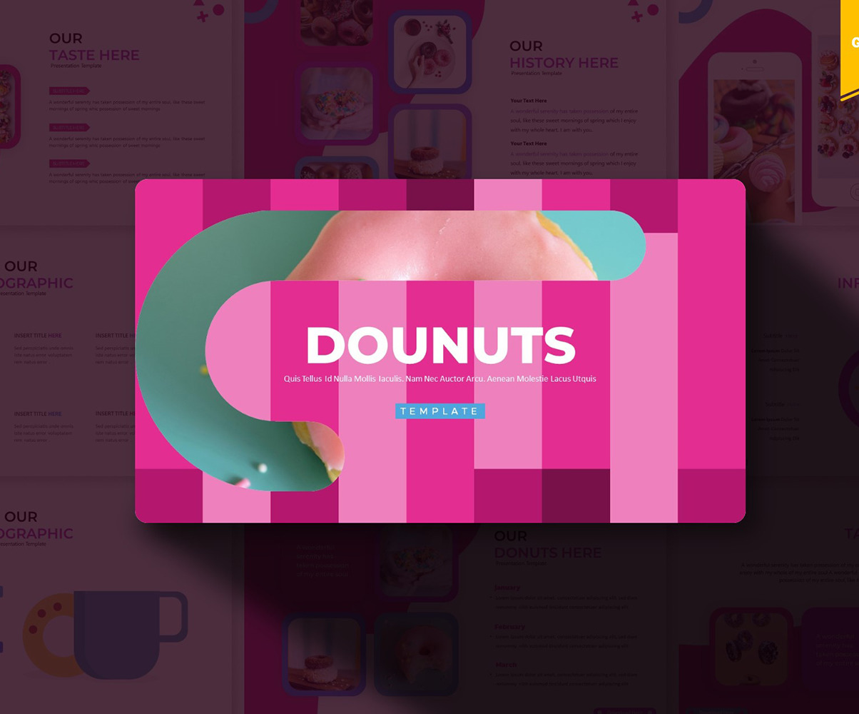 Dounuts | Google Slides #85864