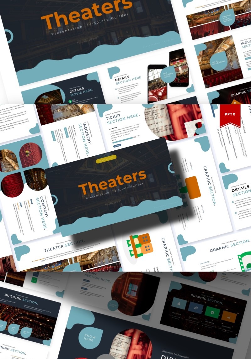 Theaters | PowerPoint Template #85882