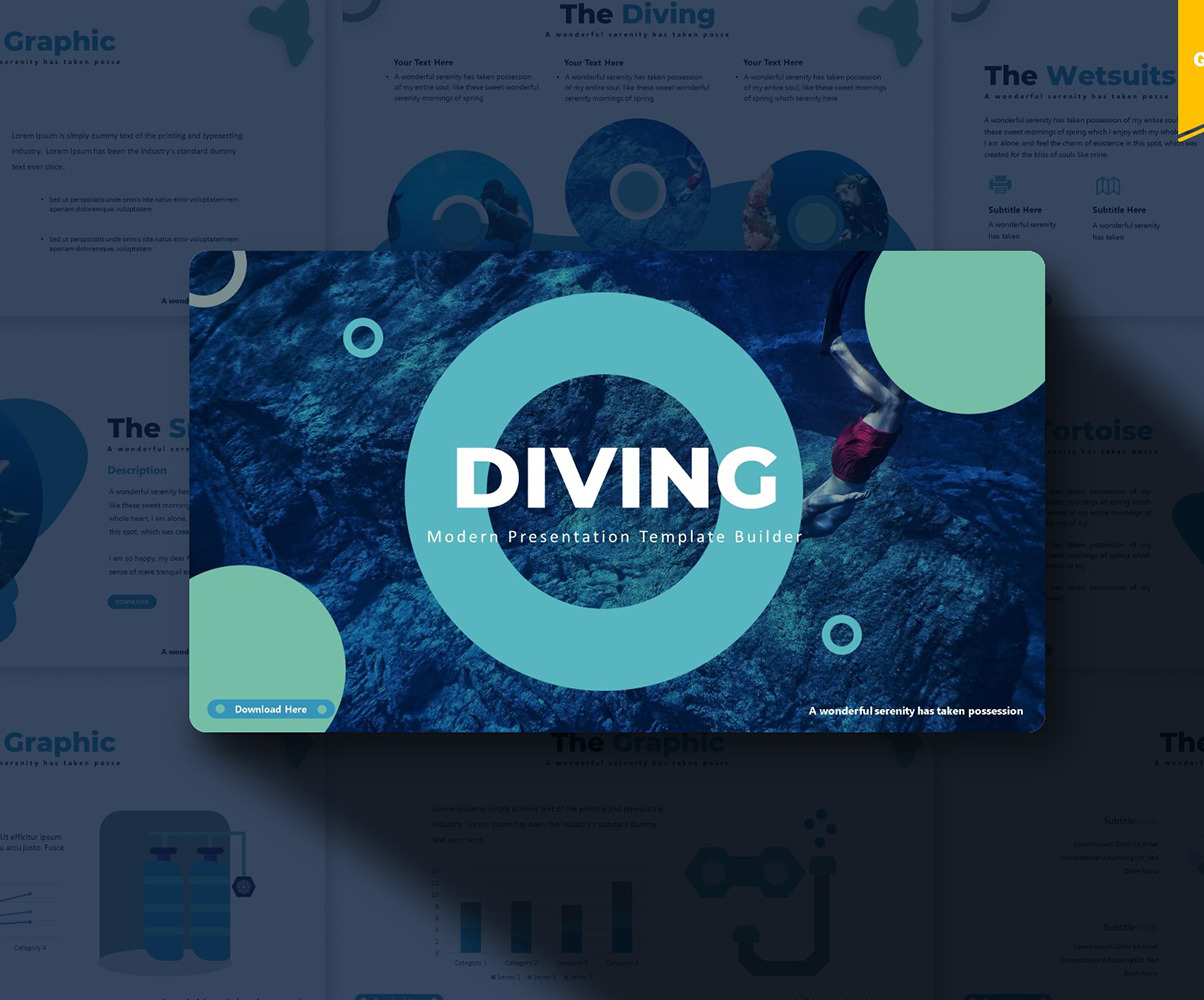 Diving | Google Slides #85936