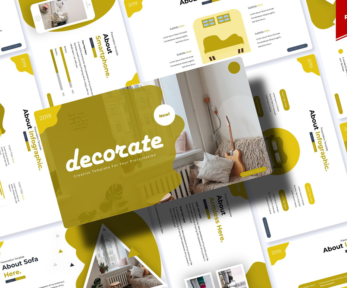 Decorate | PowerPoint Template #86030