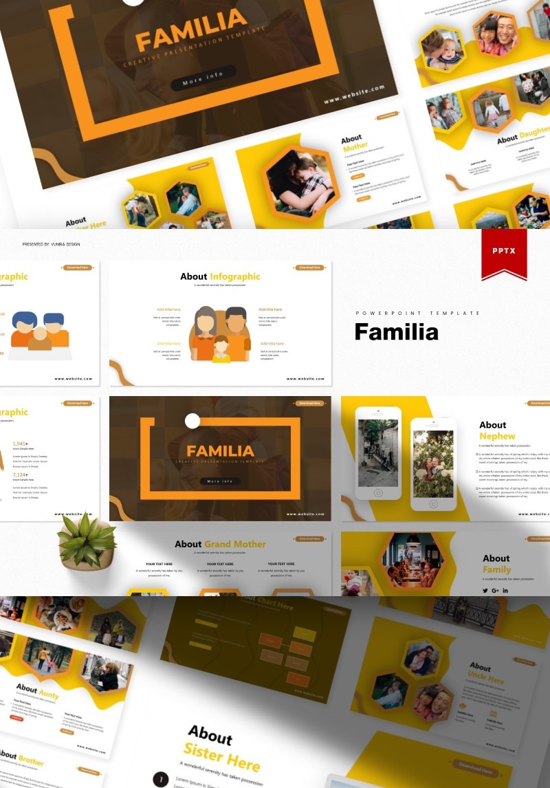 Familia | PowerPoint Template #86028