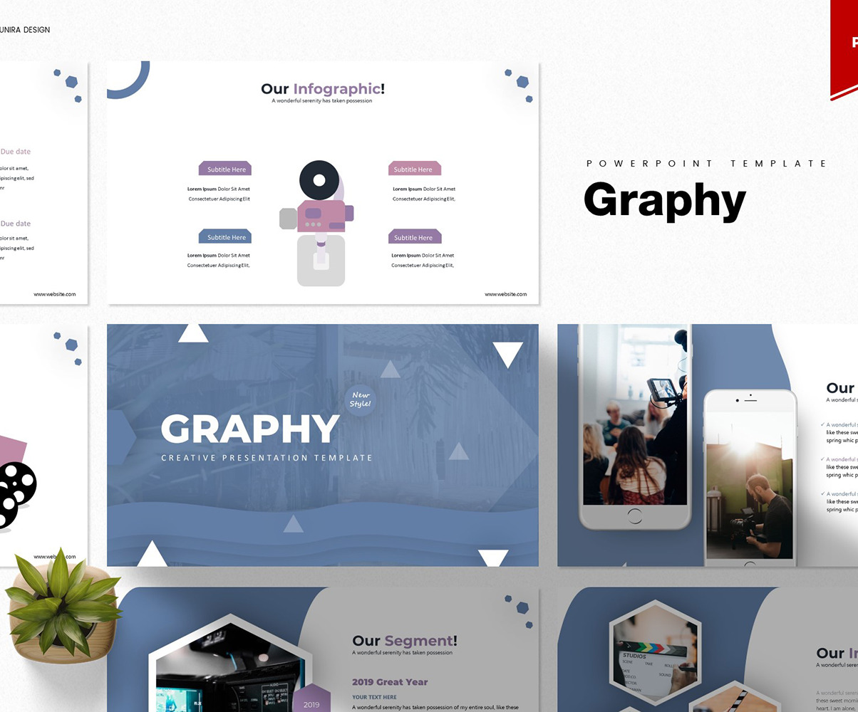 Graphy | PowerPoint Template #86002