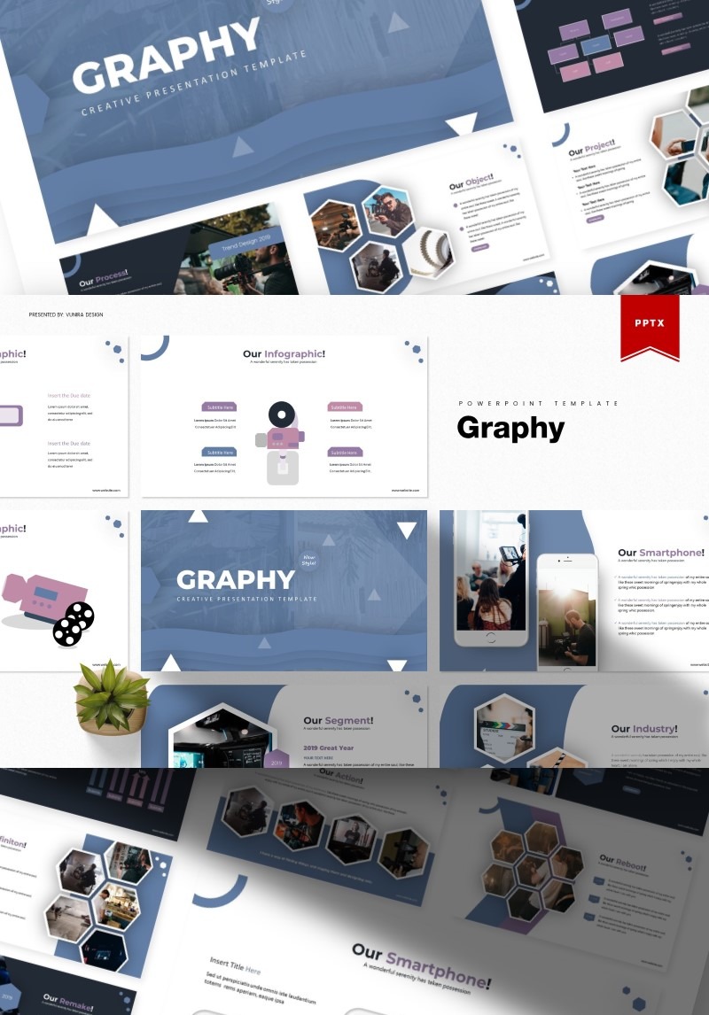 Graphy | PowerPoint Template #86002