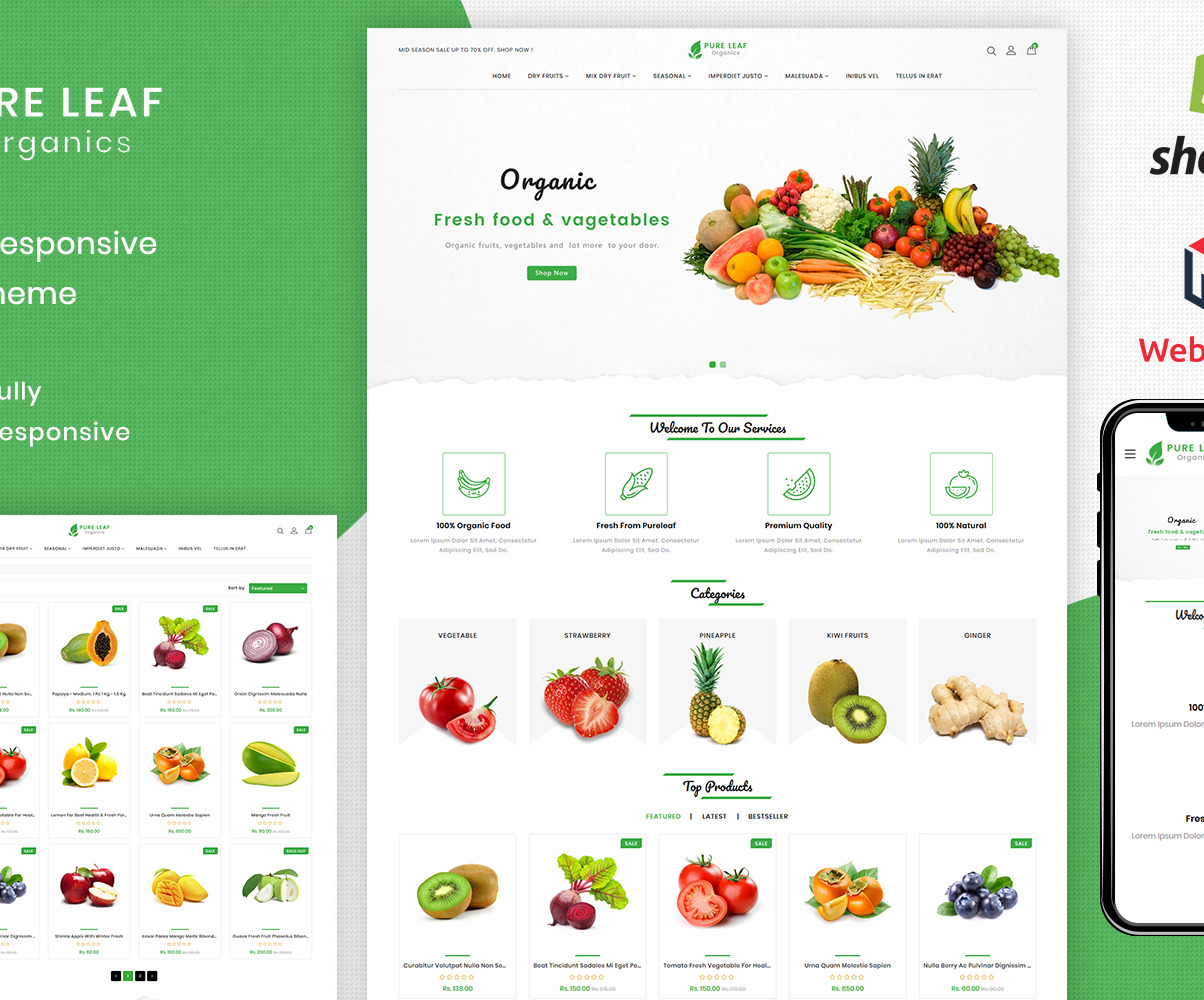 Shopify Food Delivery Theme | TemplateMonster