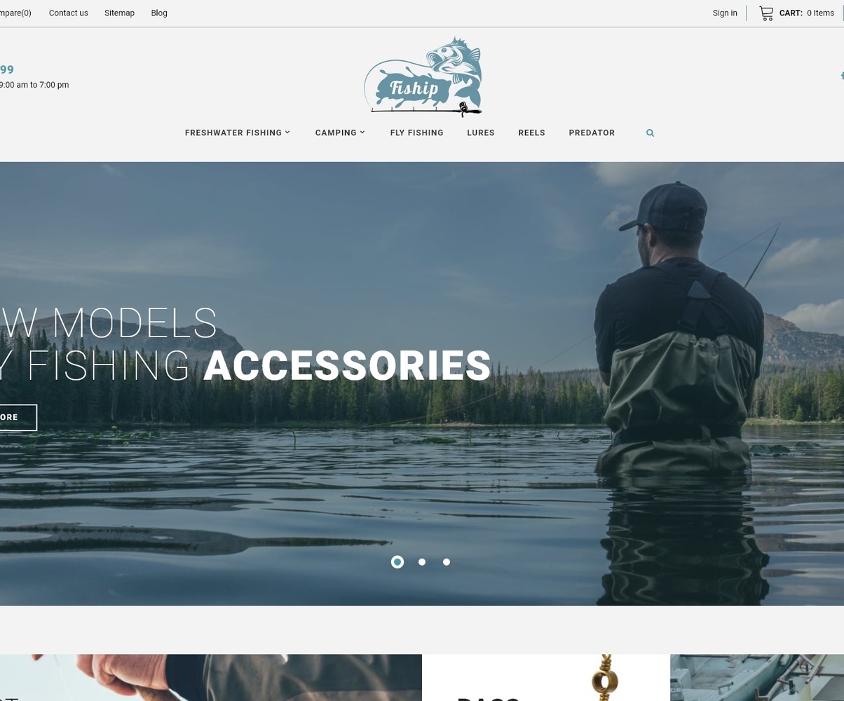 Fishing Store Template