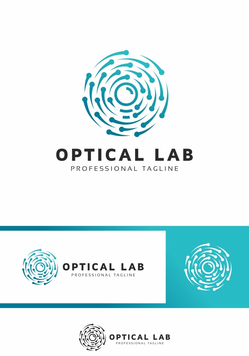 Optical Lab Logo Template #86783