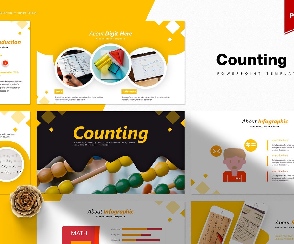 Counting | PowerPoint Template #87083