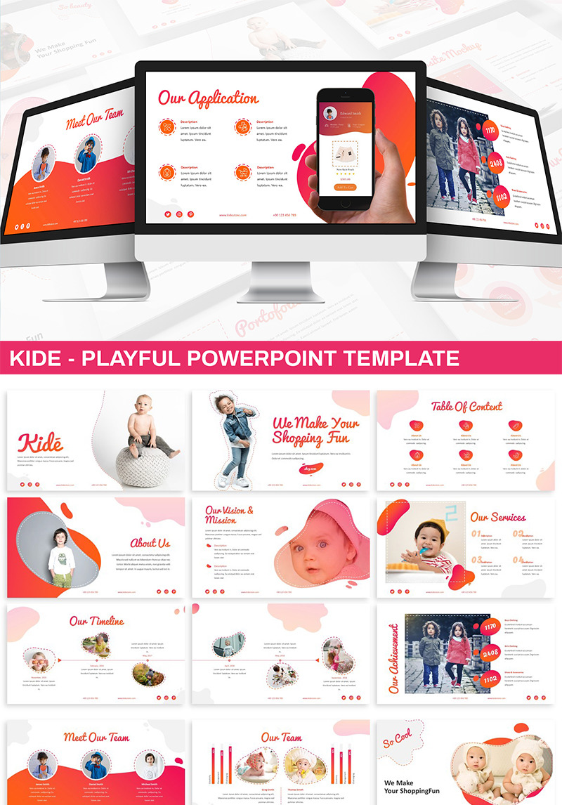 Kide - Playful PowerPoint Template #87004