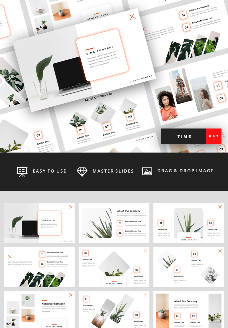 Time - Creative Presentation PowerPoint Template #88032