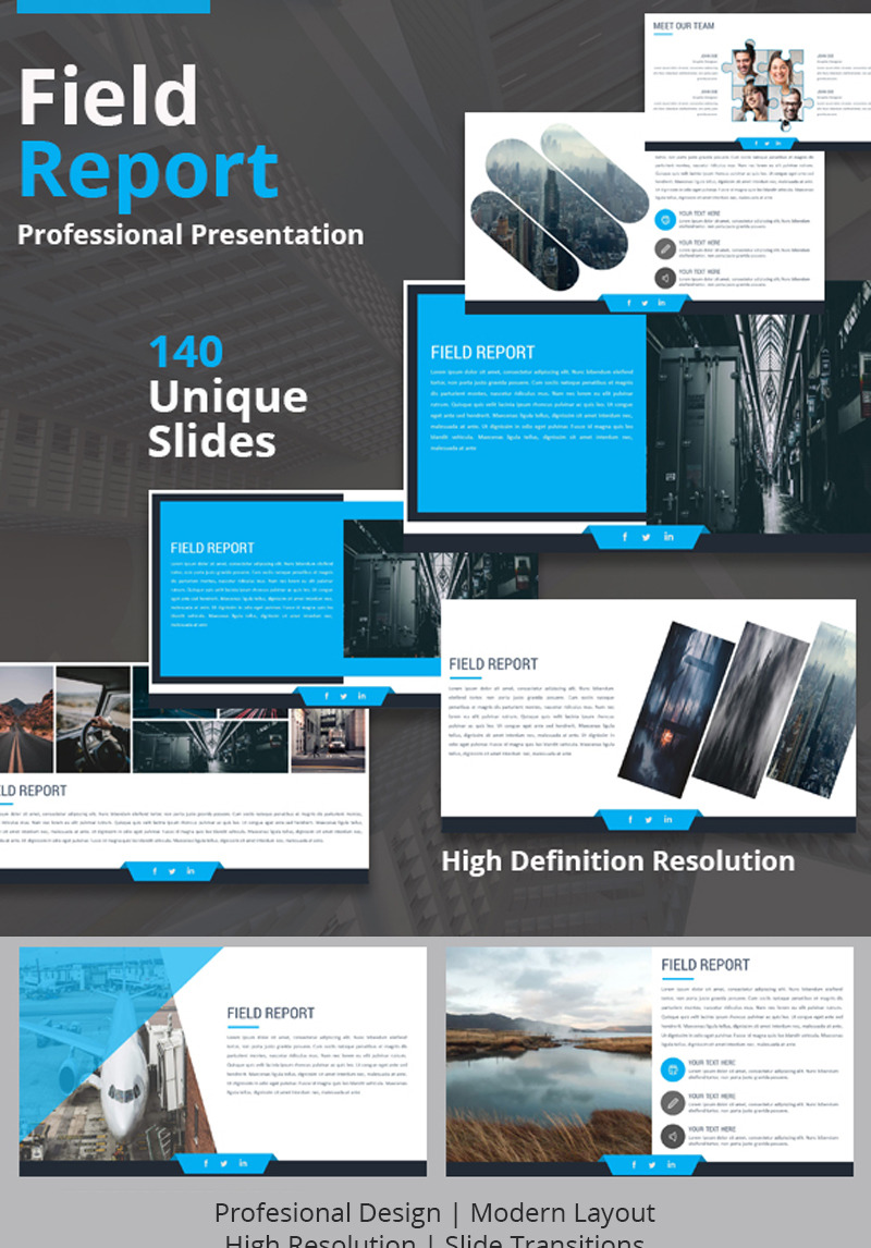 Field Report Google Slides #88390