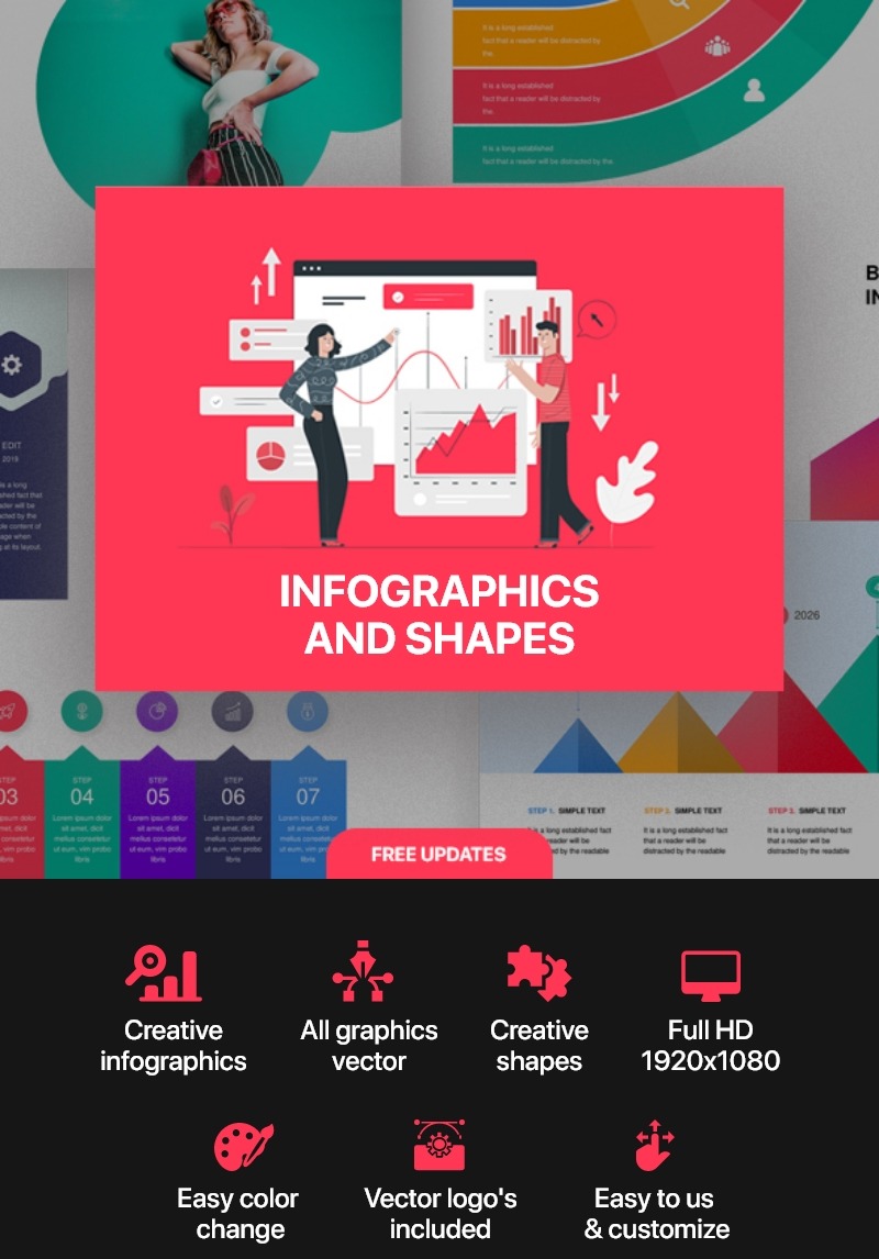 Mix Bundle PowerPoint Template #88340