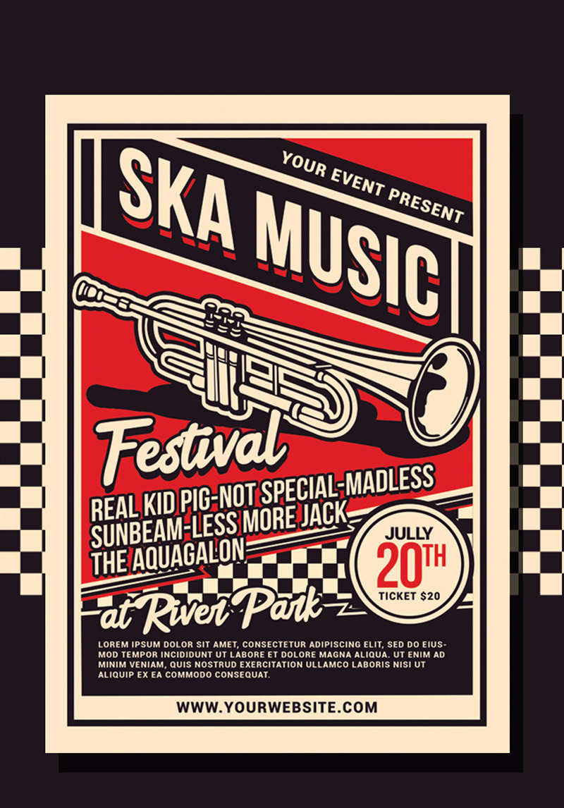 Ska Music Festival Corporate Identity Template #88480