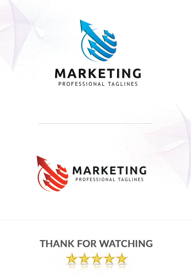 Marketing Logo Template #88521