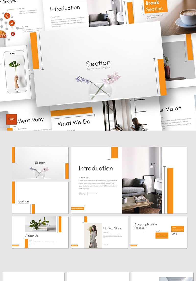 Section PowerPoint Template #89323