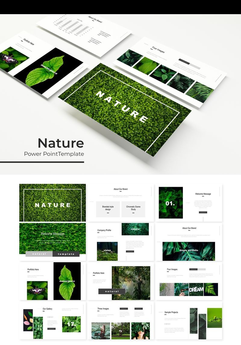Nature PowerPoint Template #89693