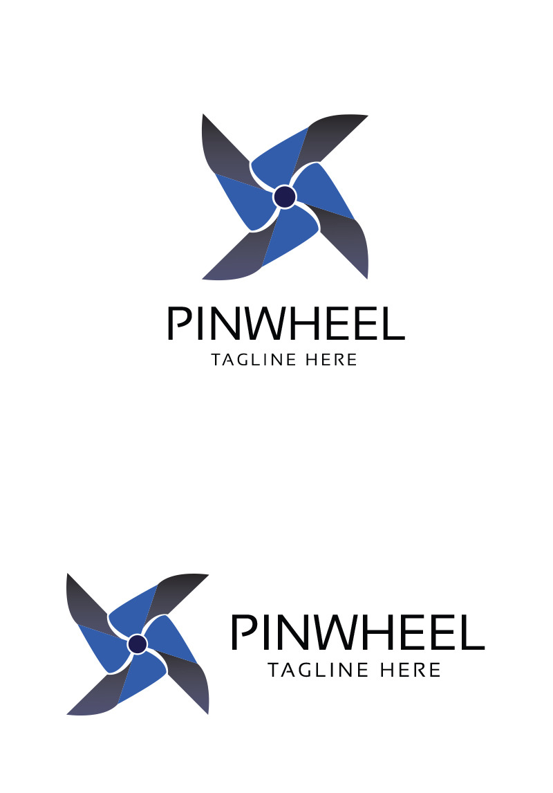 Pinwheel Logo Template #90502
