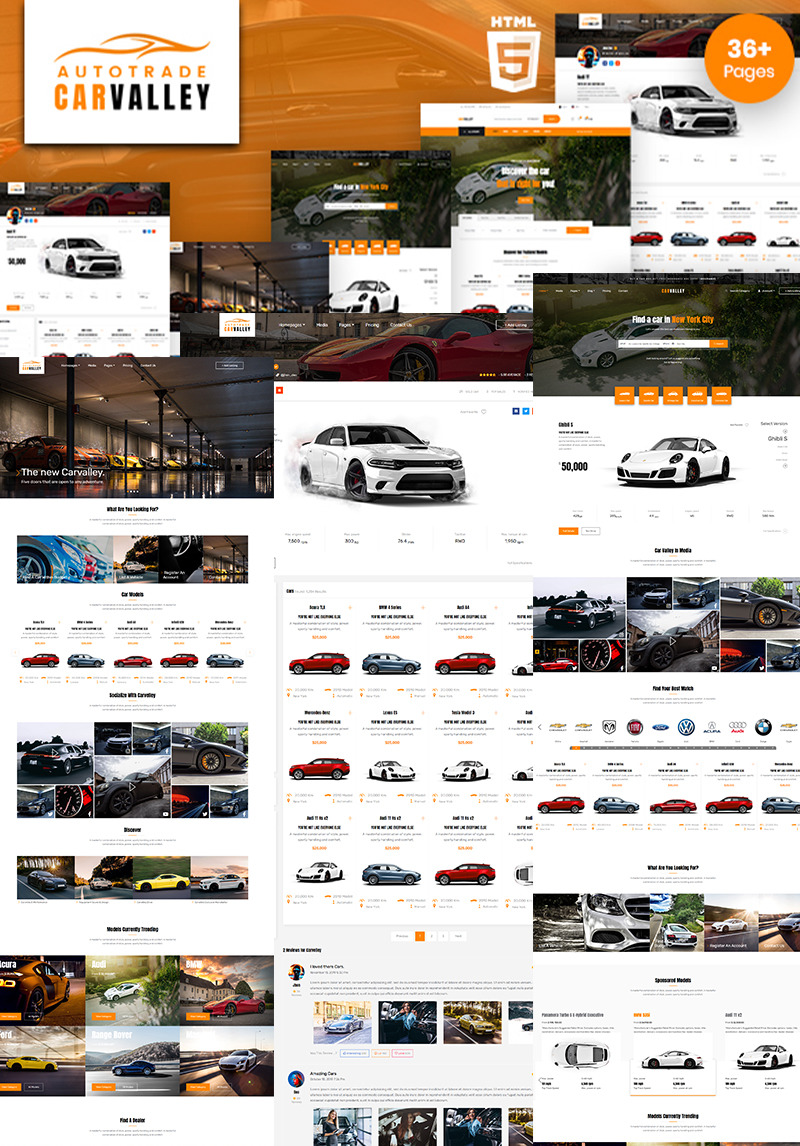 Multi vendor Automobile & Cars Market HTML5 Template