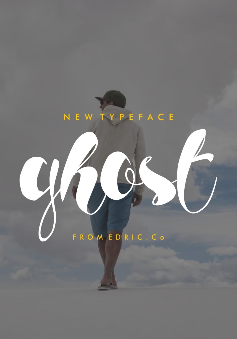 Ghost Script Calligraphy Duo Font #92005