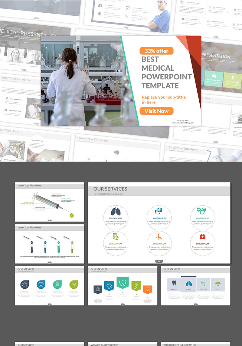 Medical PowerPoint Template #92018